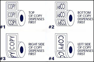 Label Orientation » First Label - Label Orientation - lables wound on ...